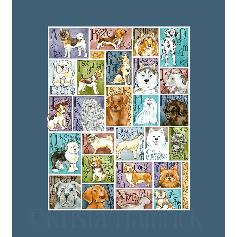 Dog Fabric Panels - Etsy