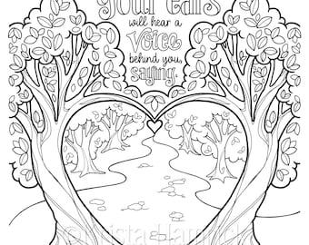 isaiah 11 coloring page