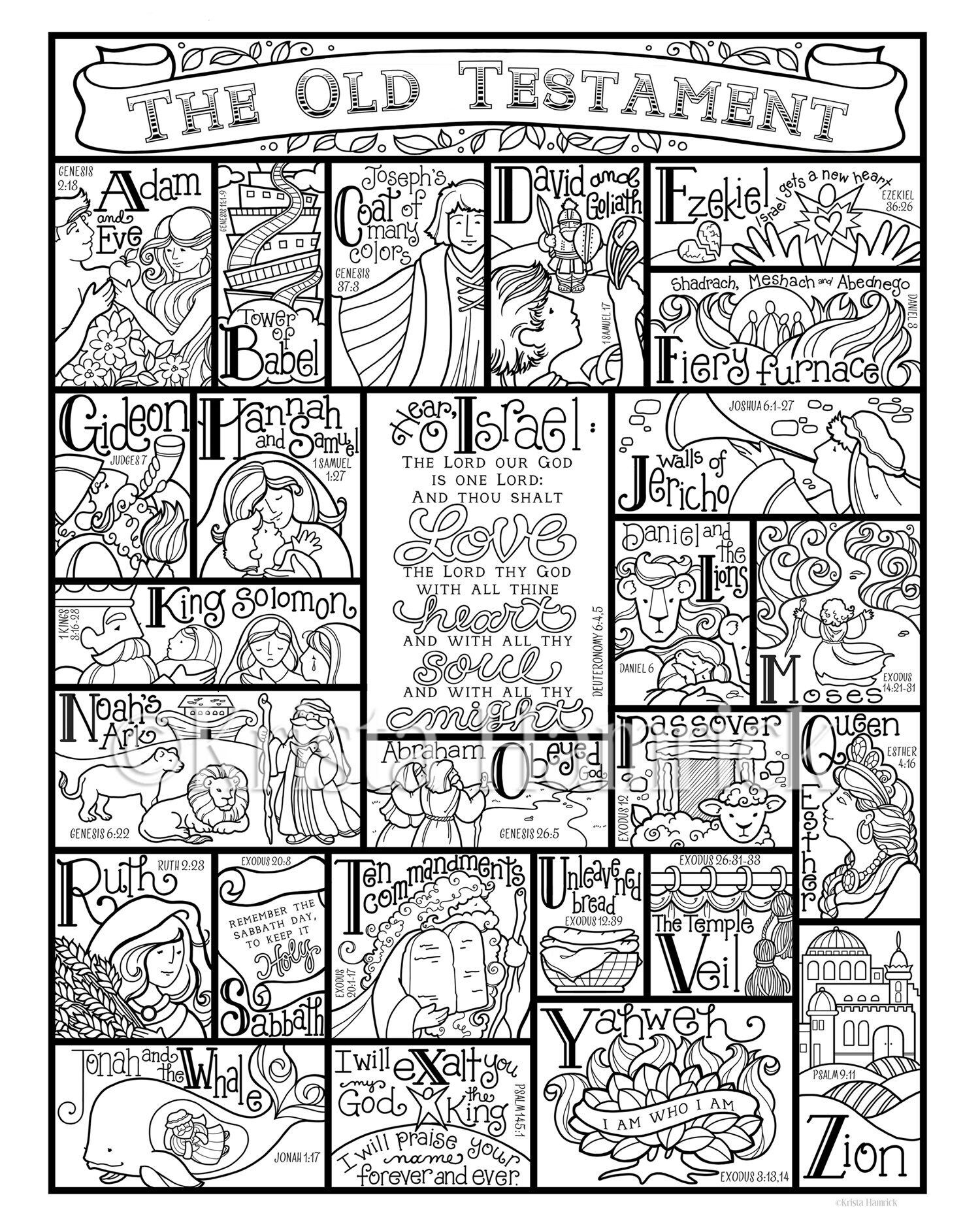 Old Testament and New Testament BOTH Designs Included | Etsy