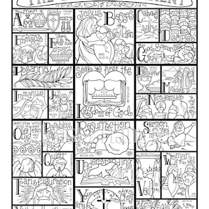 Old Testament and New Testament (BOTH Designs Included!) Coloring Pages ...