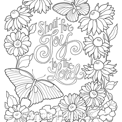 I Surrender All Coloring Page in Two Sizes: 8.5X11 Bible - Etsy Australia