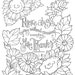 Grateful Heart Series of Four Coloring Pages in Two Sizes: - Etsy