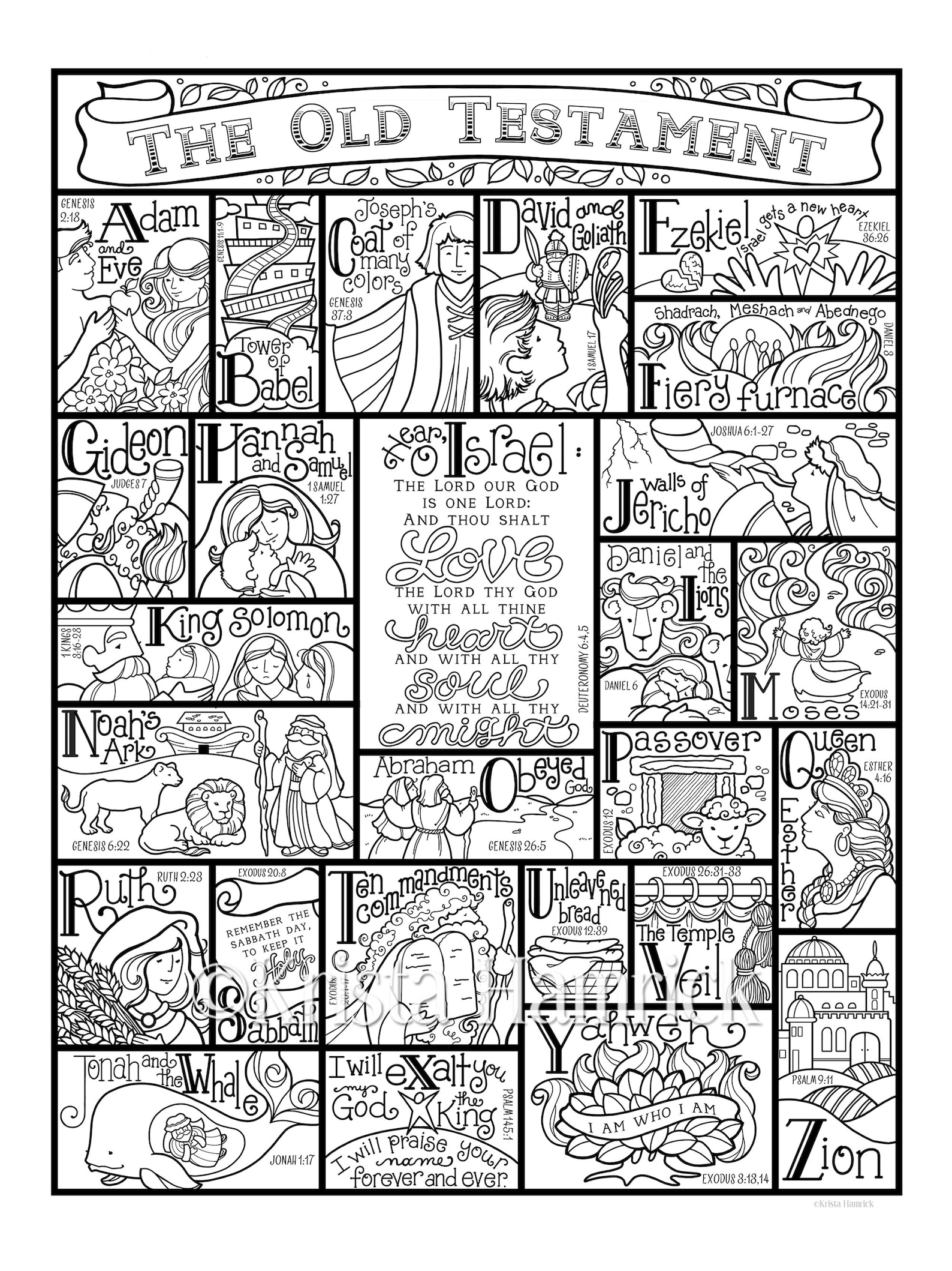 New Testament Coloring Pages Bundle A-Z New Testament - Etsy