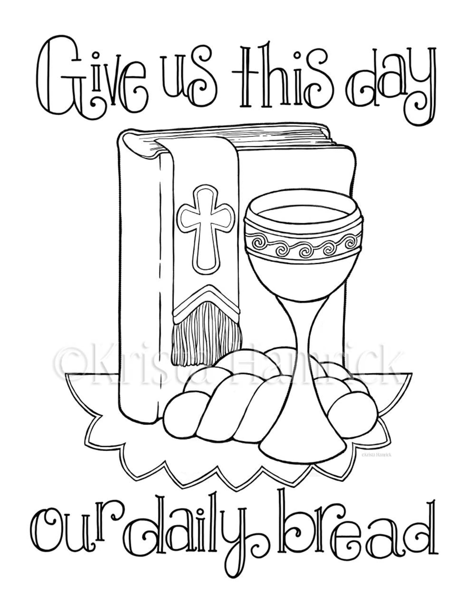 The Lord's Prayer Memory Coloring Collection/ Includes 9 - Etsy