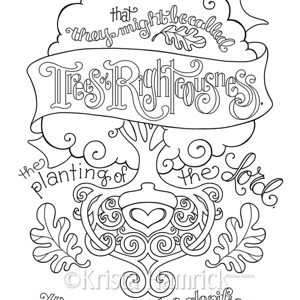 Oaks Righteousness - Etsy