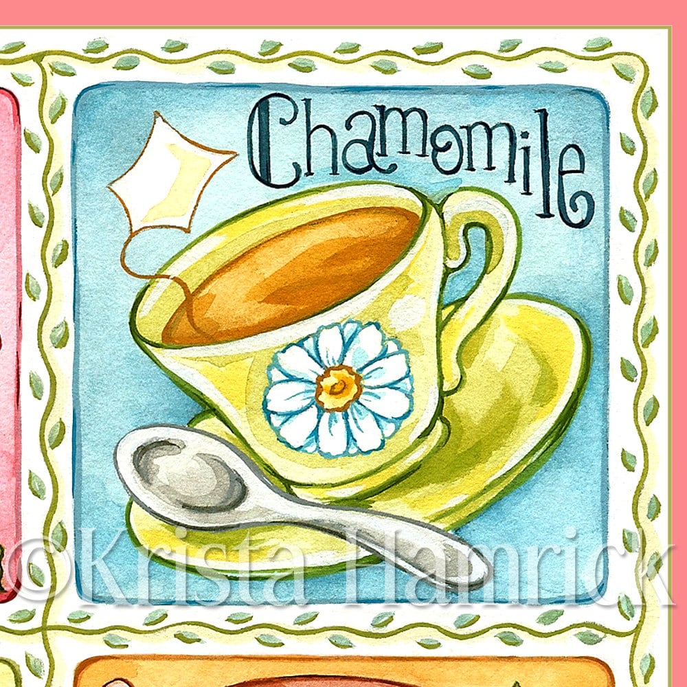 ART PRINT Let's Have Tea Original Art Print 8X10 11X14 - Etsy