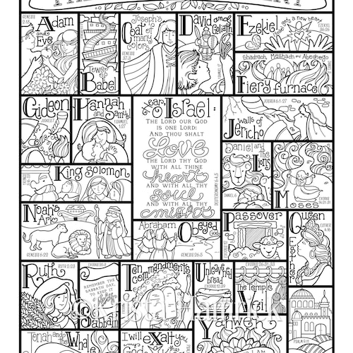 Be Strong and Courageous Coloring Page 8.5X11 Bible Journaling - Etsy