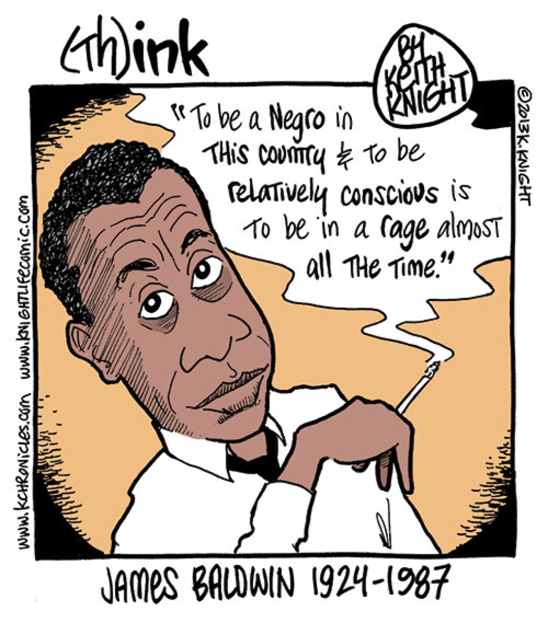 James Baldwin Full-color Comic Strip Print - Etsy