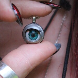 Doll Eye Necklace, Creepy Statement Jewelry, Horror Jewelry, Whimsical ...