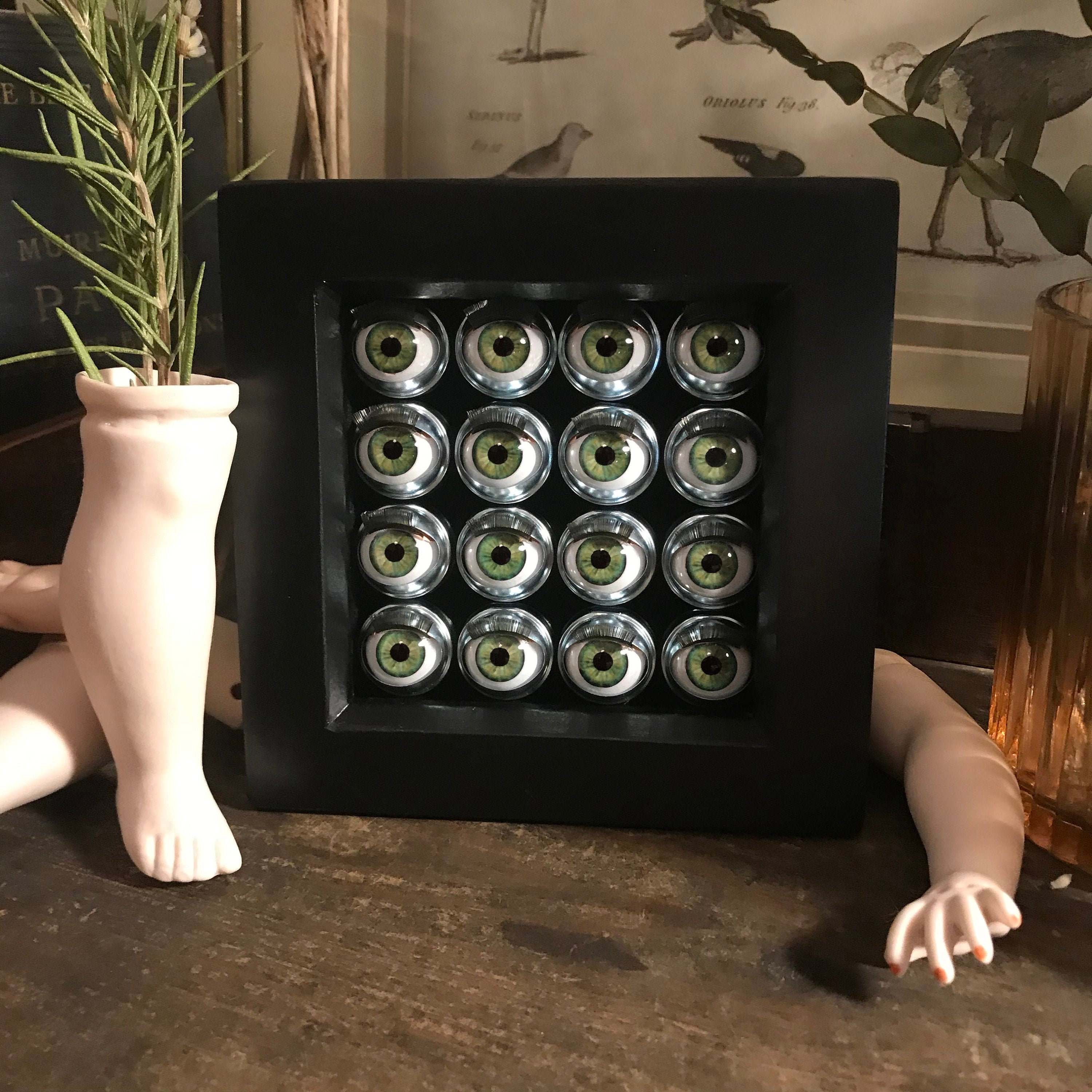 Blinking Eye Frame Wall Hanging Box Frame Interactive Art - Etsy