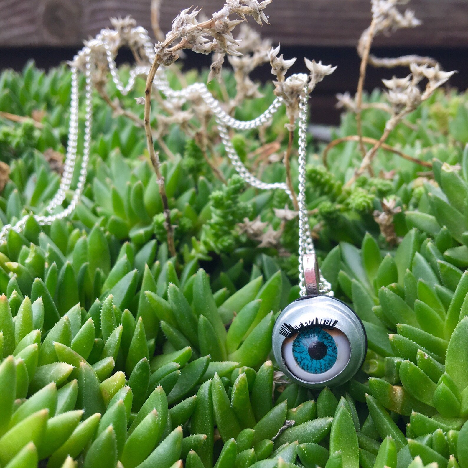 Doll Eye Necklace Creepy Statement Jewelry Horror Jewelry - Etsy