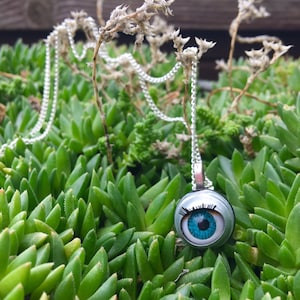 Doll Eye Necklace, Creepy Statement Jewelry, Horror Jewelry, Whimsical ...