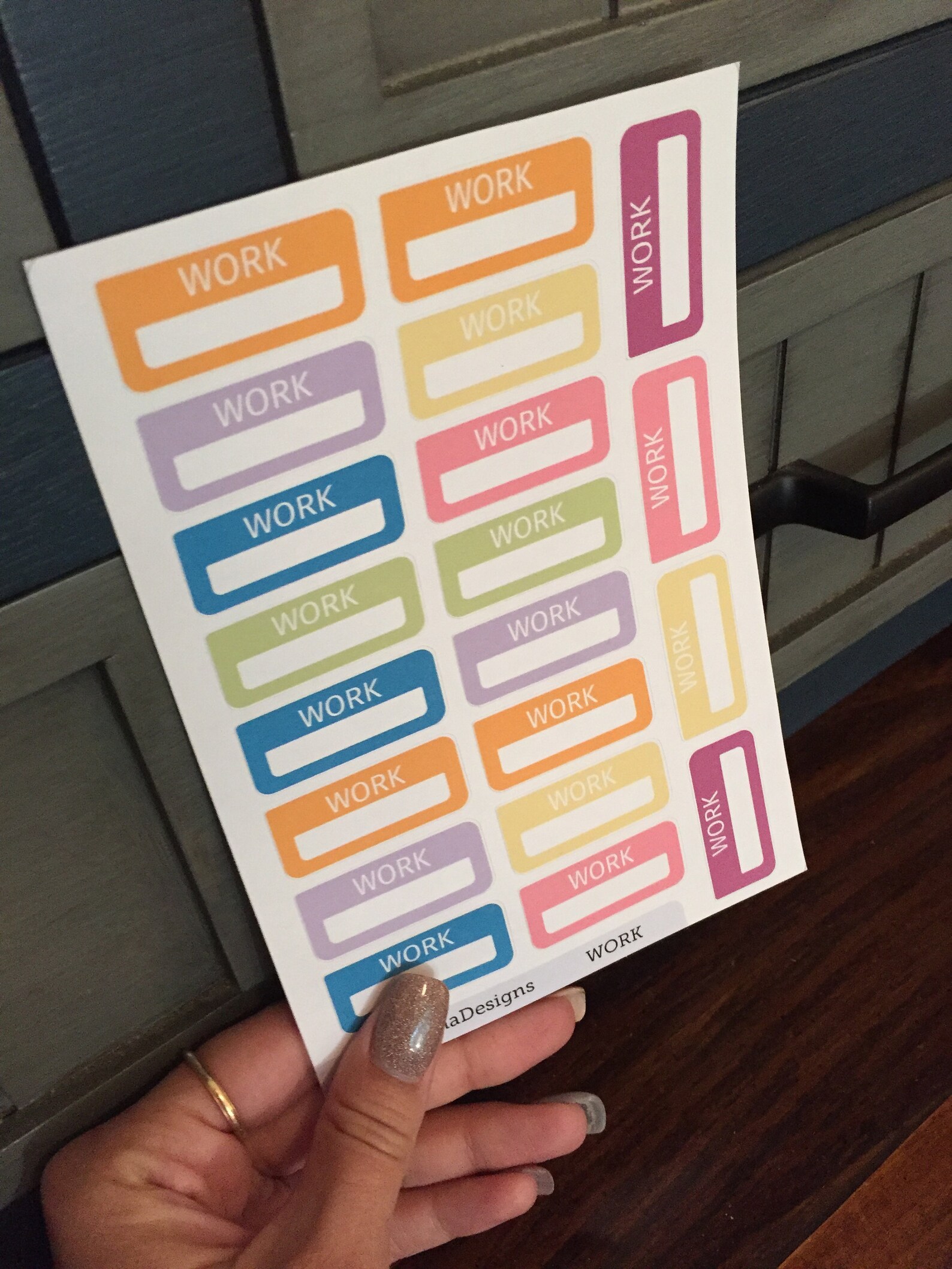 Work Stickers Work Schedule Functional Planner Stickers - Etsy