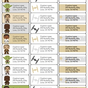 Space Hero, Address Labels, Custom Labels, Return Address, Star Wars ...