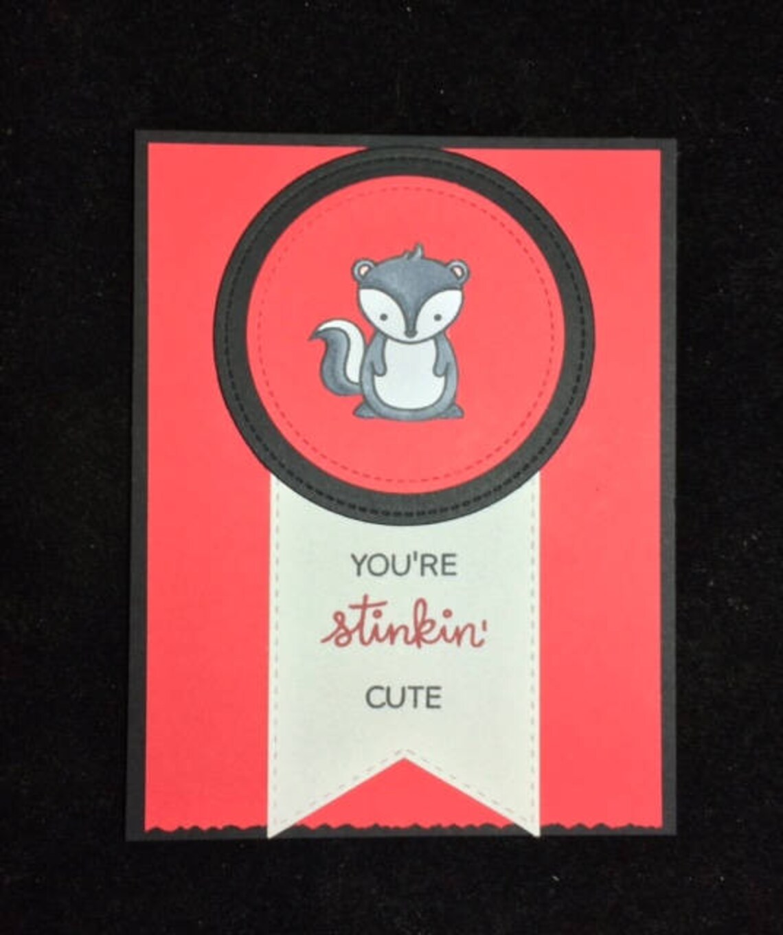 You're Stinkin' Cute Greeting Card - Etsy