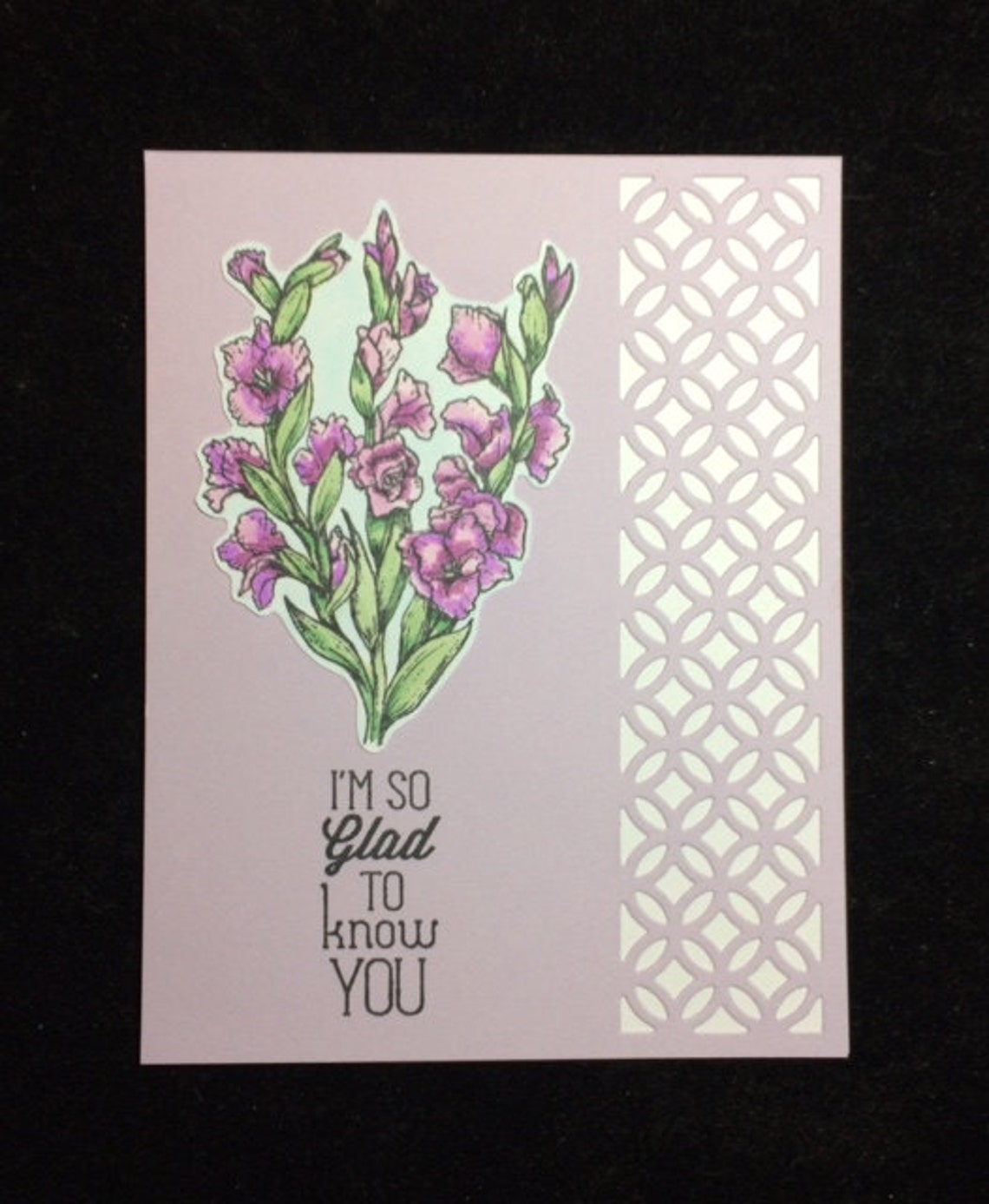 I'm so Glad to Know You Friendship Greeting Card - Etsy