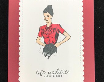 Life Update Card - Etsy