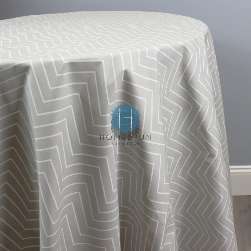 Chevron Tablecloth - Etsy