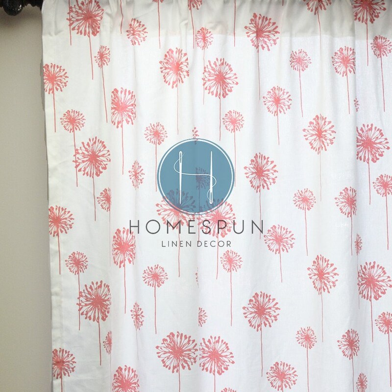 Dandelion Curtain - Etsy