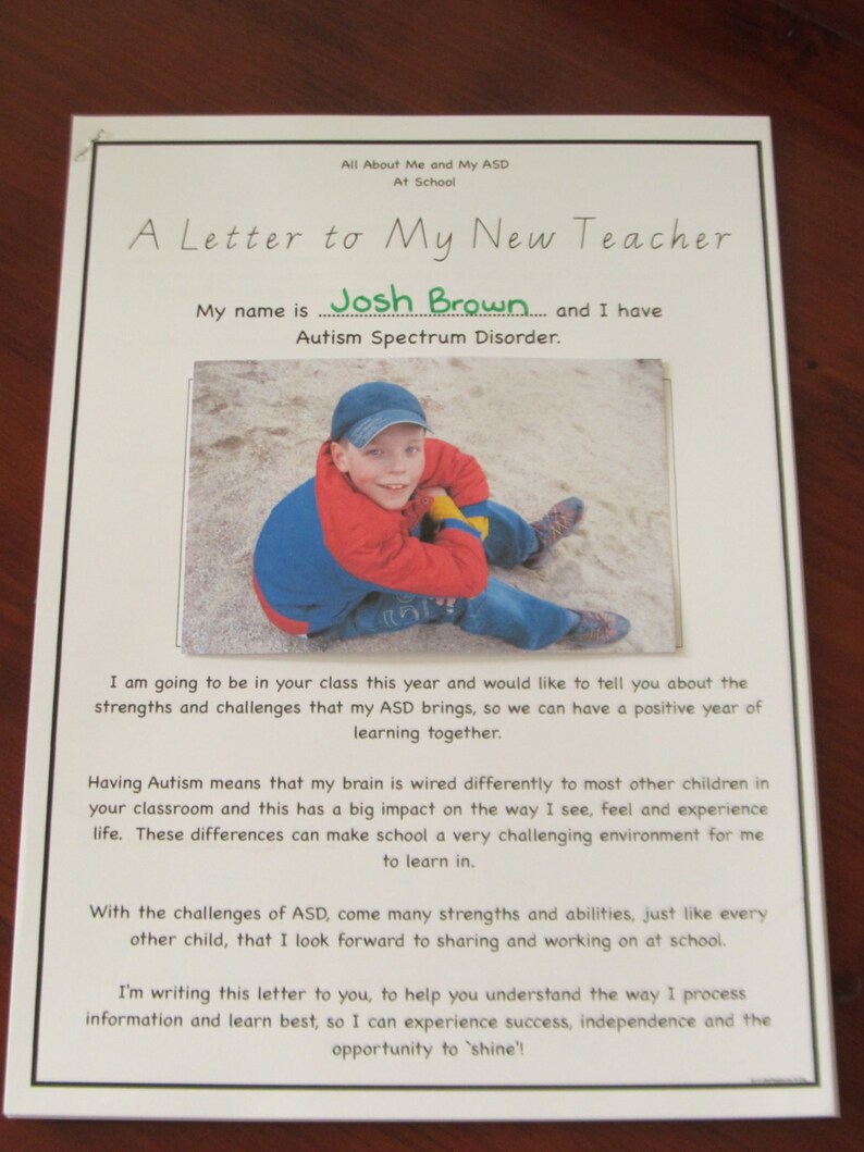 A Letter to My Teacher | Etsy