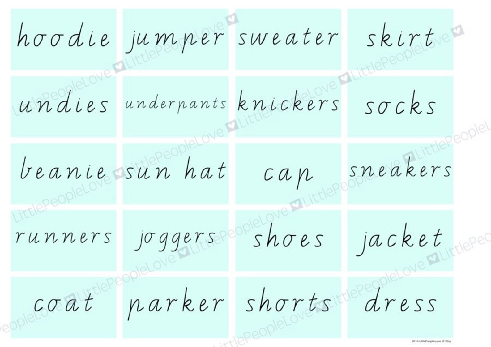 Putting on My Clothes Routine Chart - Etsy