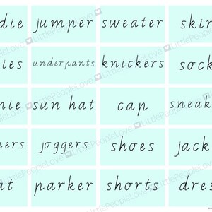 Putting on My Clothes Routine Chart - Etsy