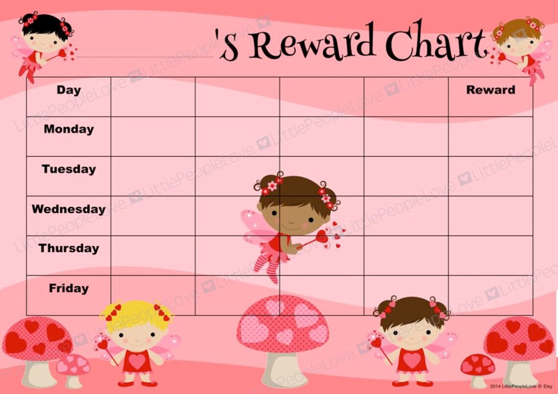 Fairy Reward Chart - Etsy