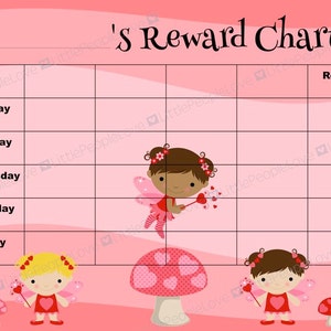 Fairy Reward Chart - Etsy