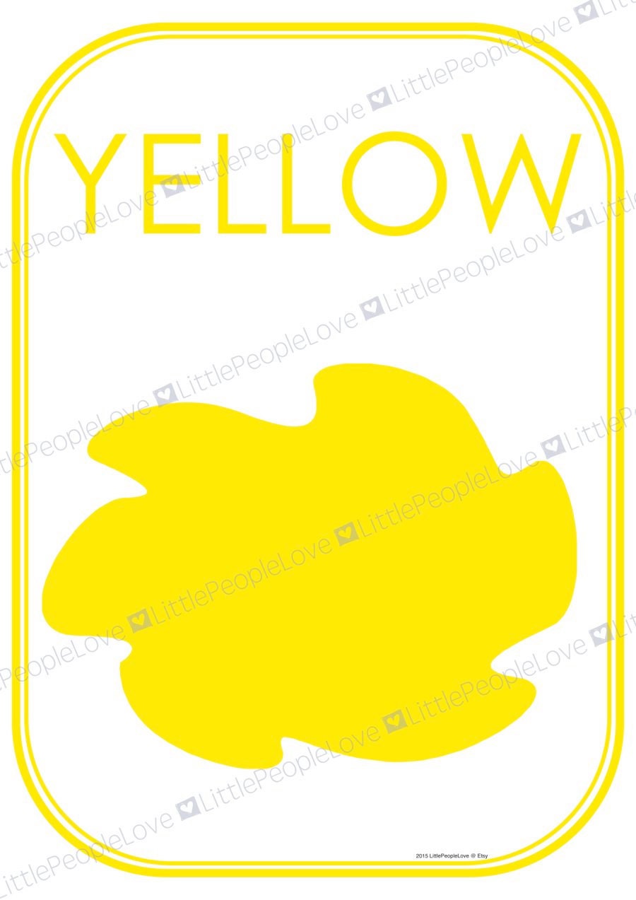 Colors Classroom Display Cards - Etsy