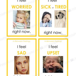 How Do I Feel? Emotions Card Set - Etsy