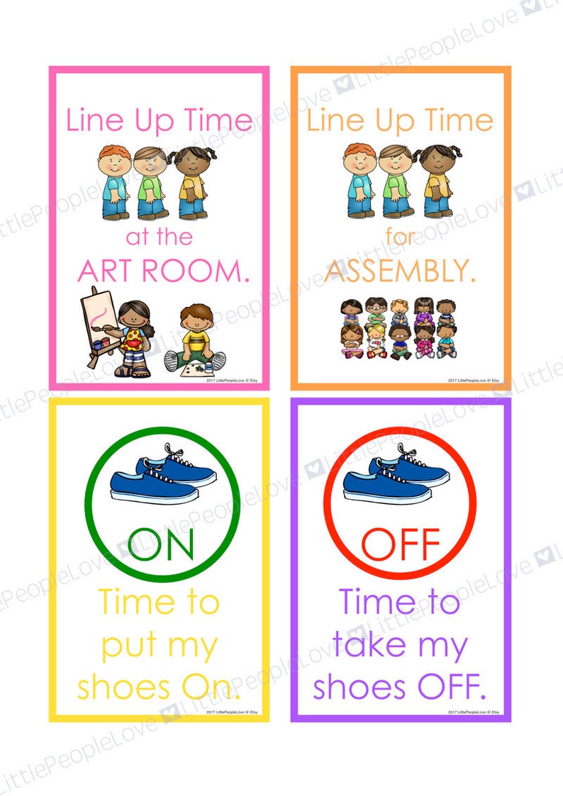 Transition Reminder Cards-booster PACK - Etsy