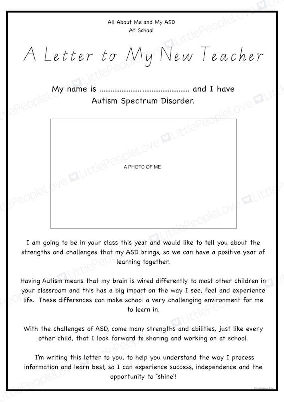 A Letter to My Teacher | Etsy