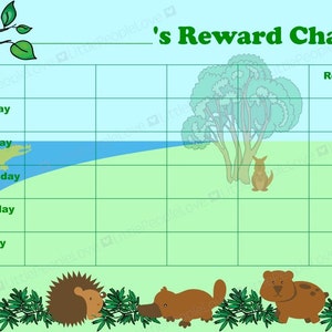 Australian Animal Reward Chart - Etsy