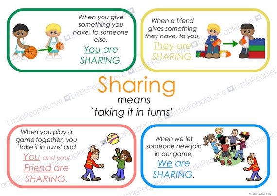 Sharing Classroom Poster | Etsy Australia