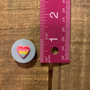 Hand Painted Wooden Magnets With Decoupaged Puffy Stickers and Glitter ...