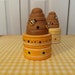 Hand Painted Bee Boxes Small Rustic Round Boxes With Bees Bee Themed ...