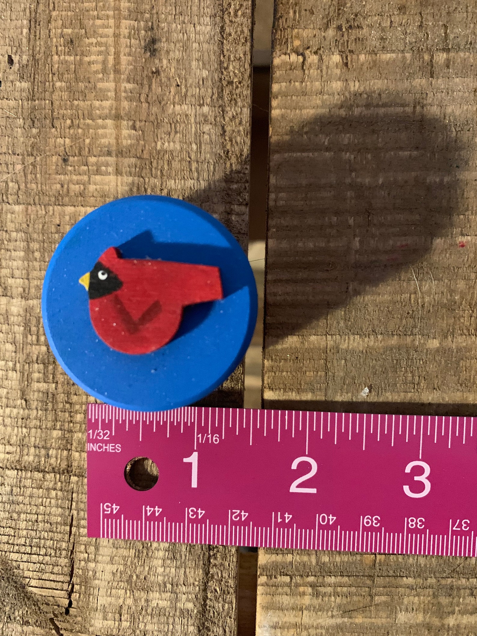 Tiny Cardinal Hand Painted Pill Box | Etsy