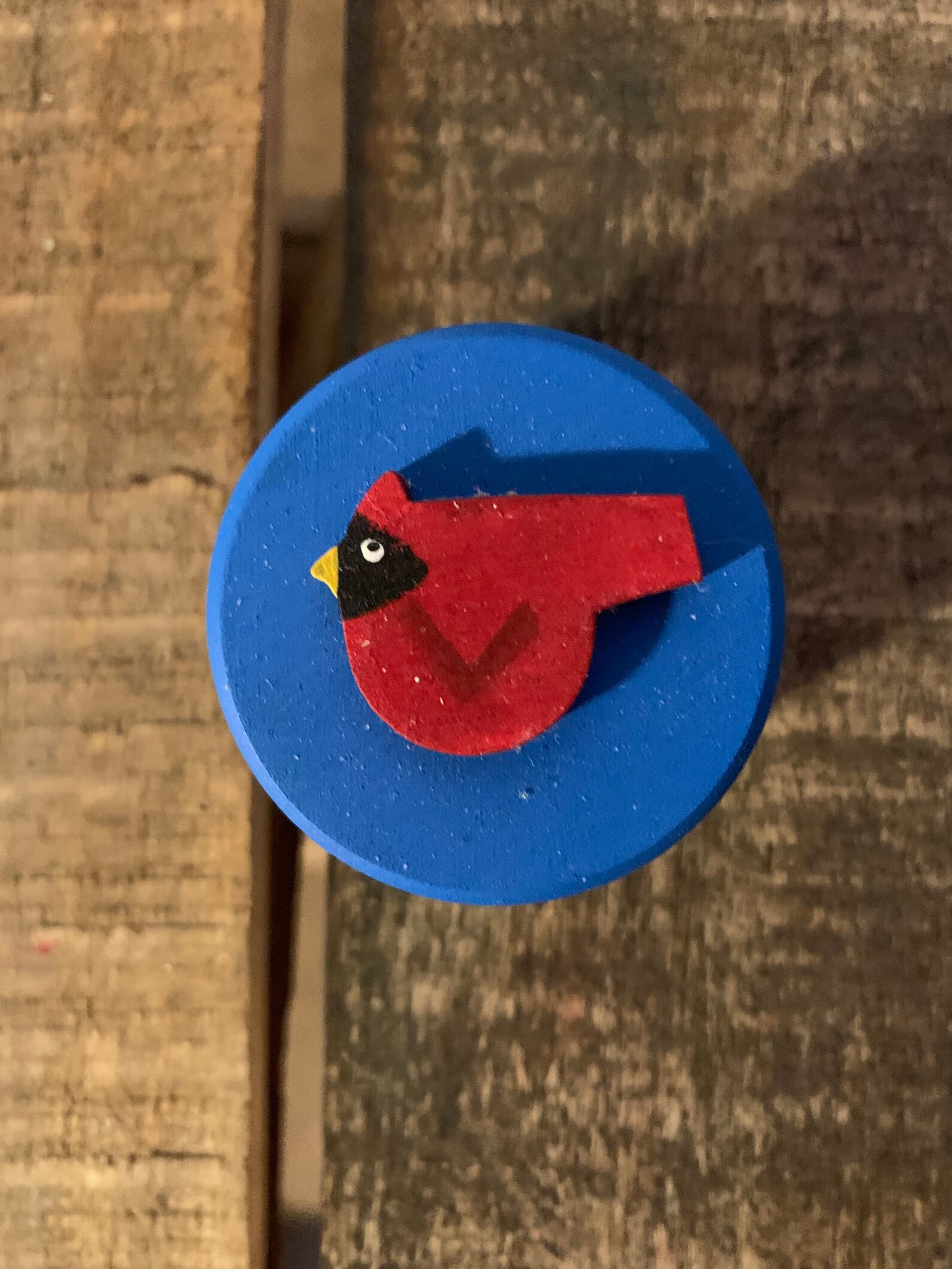 Tiny Cardinal Hand Painted Pill Box | Etsy
