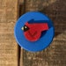 Tiny Cardinal Hand Painted Pill Box - Etsy