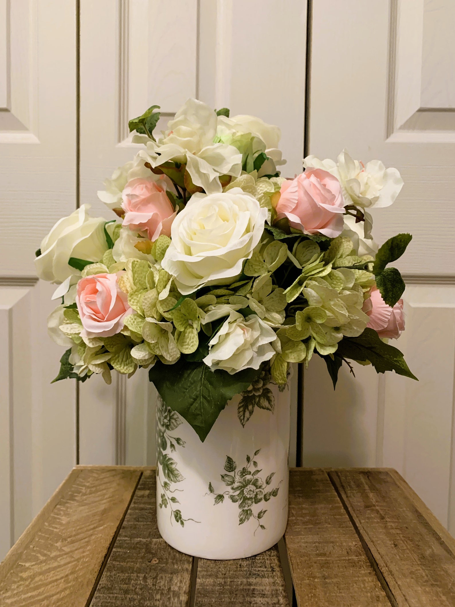 Gorgeous Spring Artificial Floral Arrangement in Ceramic - Etsy