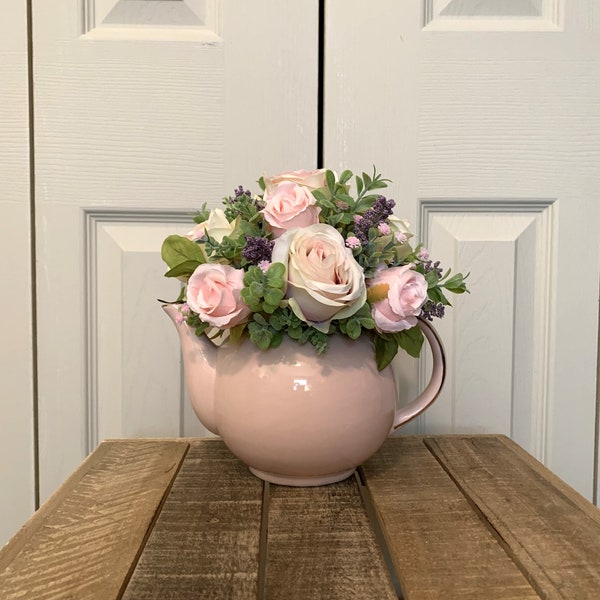 Pink Teapot - Etsy