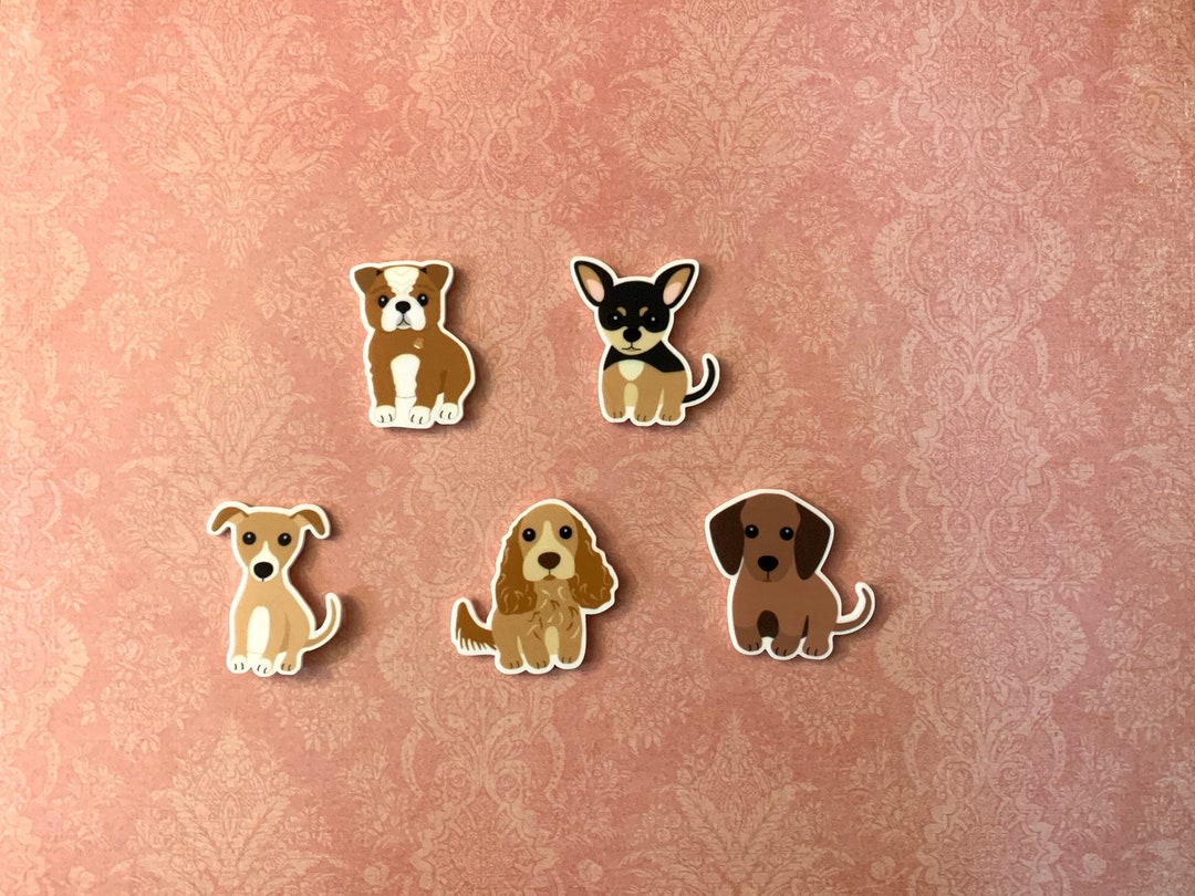 Assorted Dog Breed Magnets - Cute and Strong Dog Breed Magnets - Dog ...
