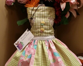 Small Cream Halter Top Dog Dress. - Etsy