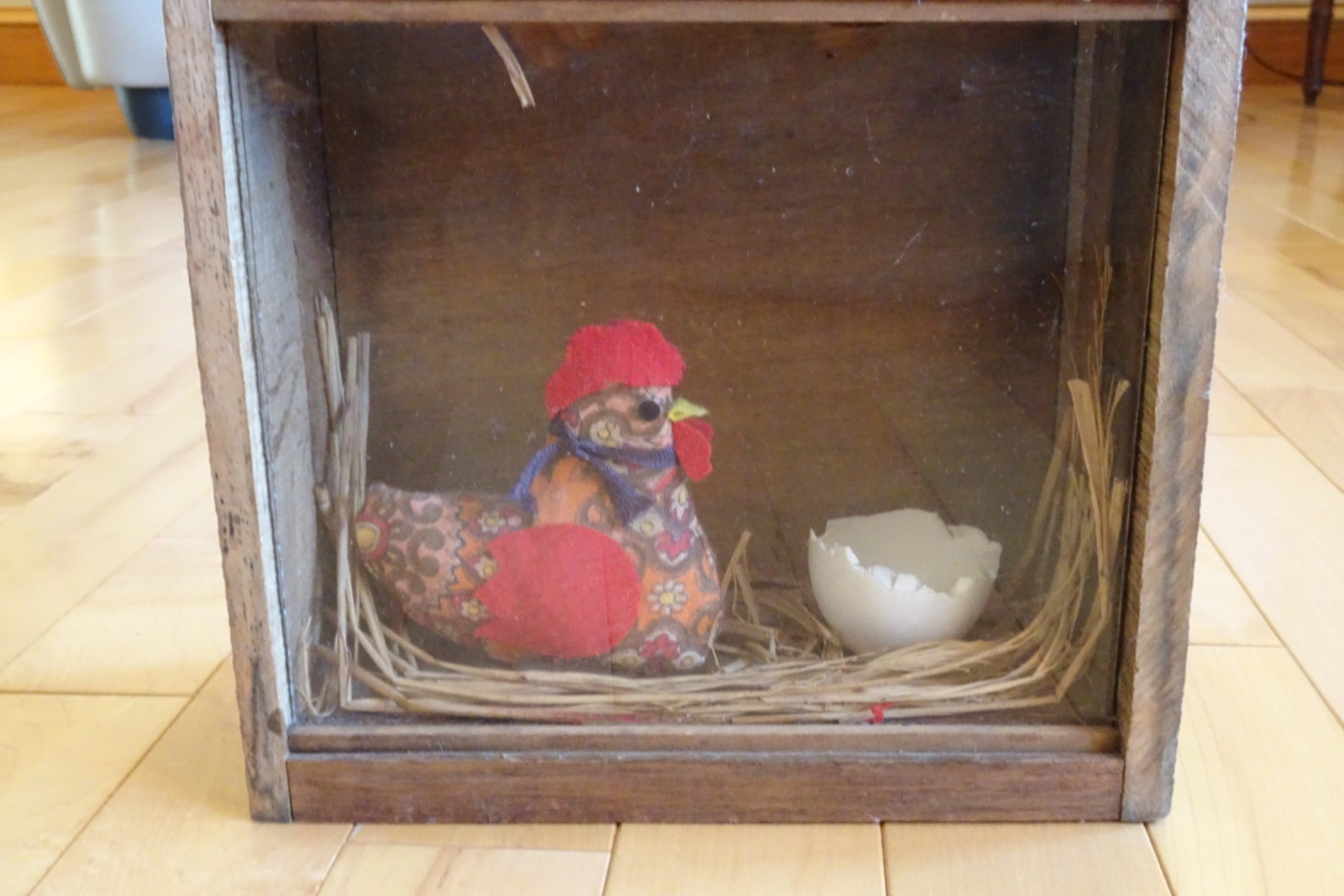 Farm Style Chicken and Egg Shadow Box Americana Decor Farm - Etsy