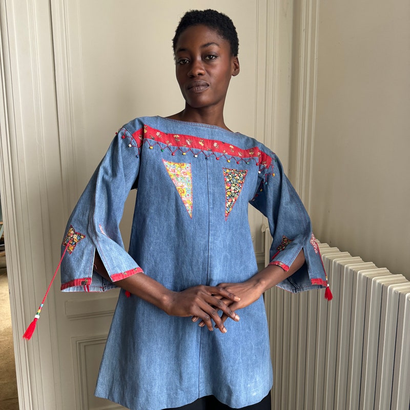 Denim Tunic - Etsy