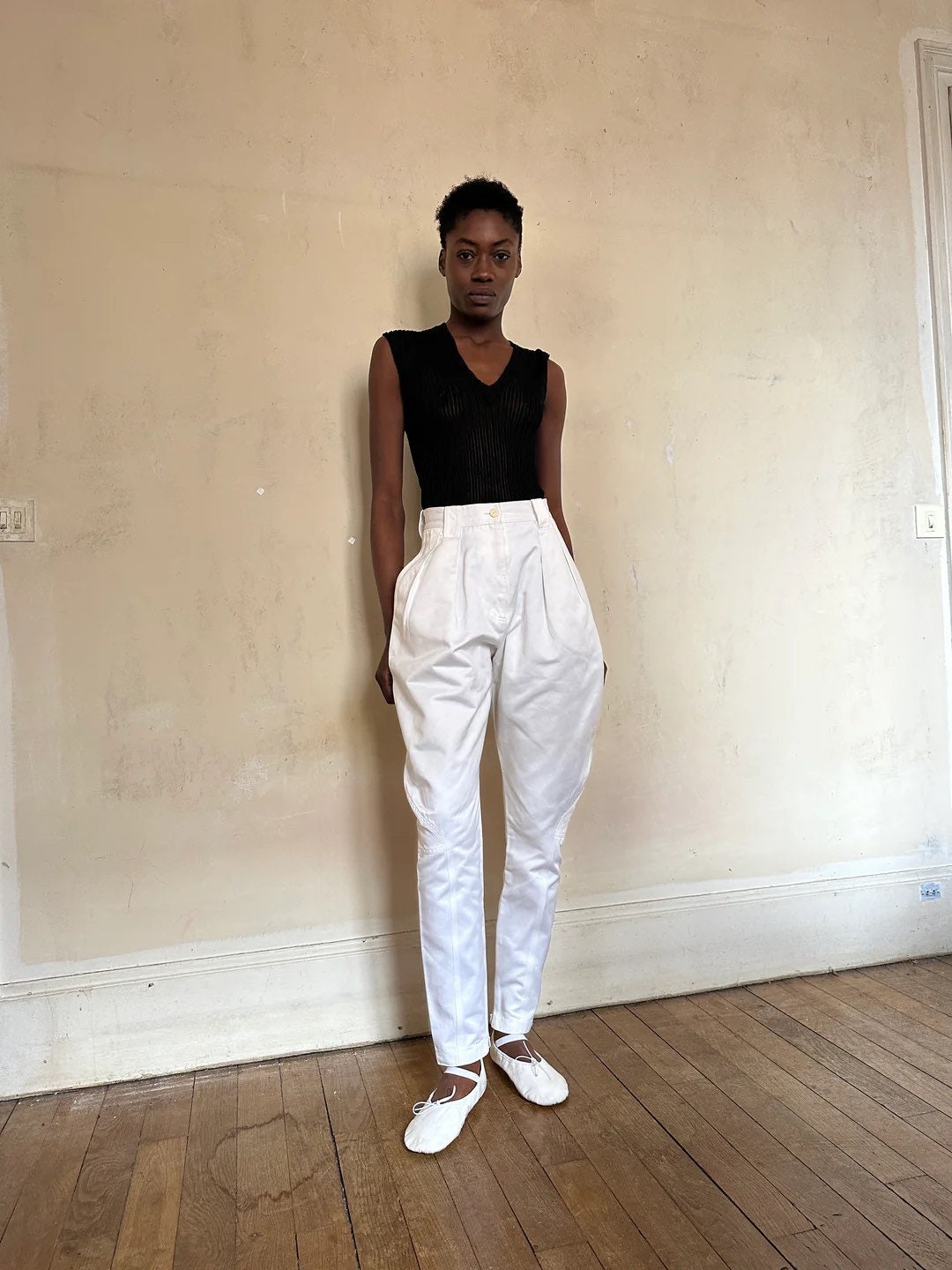 1980s Chantal Thomass Jodhpur Pants Heavyweight Polished - Etsy