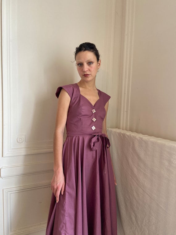 1970s RARE British boutique label Miss Mouse dress, g… - Gem