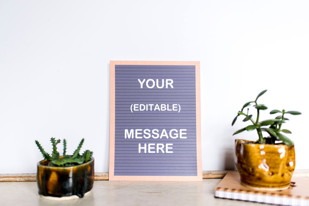 Editable Letter Board Instant Download, Changeable and Printable Boards ...