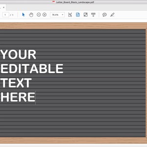 Editable Letter Board Instant Download, Printable and Changeable Boards ...