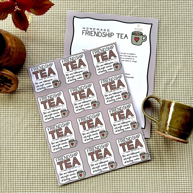 Tea Party Favor Tags - Etsy